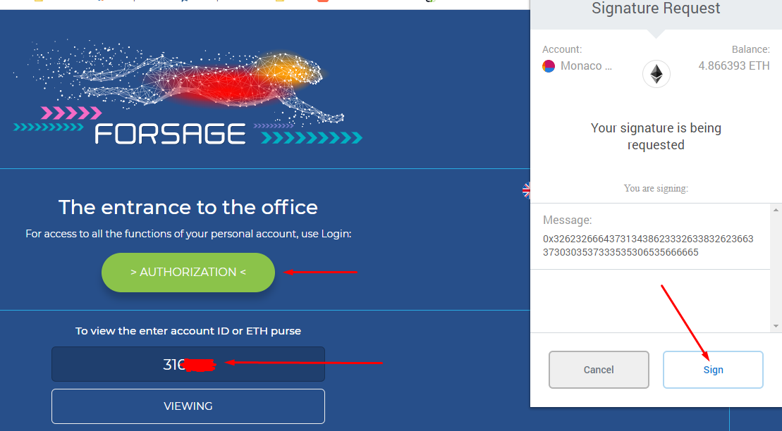 Forsage - How To Upgrade [Make Your First Purchase]